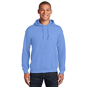 Gildan Men's Heavy Blend Fleece Hooded Sweatshirt G18500 (XX-Large, Carolina Blue)