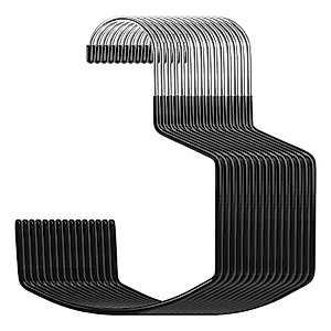 Mezchi 15 Pack Scarf Ring Hangers, 8 Inch Large Size Purse Hanger Hooks, Non-Slip Belt Hanger for Closet, Sturdy Metal Closet Hooks for Hanging Bags, Purses, Belts, Scarfs