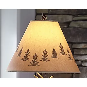 Signature Design by Ashley Derek Rustic Cabin Antler Lamp Set, 2 Count, Brown