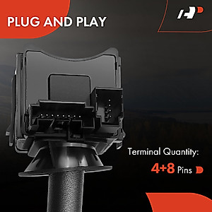 A-Premium Turn Signal Switch Replacement for Chevy Malibu 2004-2012 Pontiac G6 2005-2010 Saturn Aura 2007-2009# 20940369 Headlamp Dimmer Switch Blinker Lever