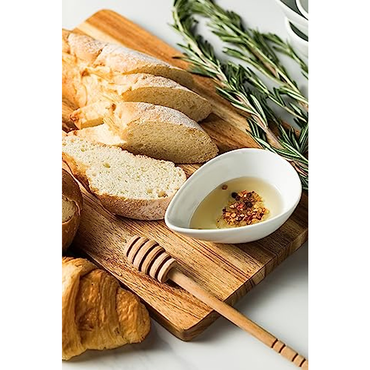 Miamolo 8 Pack Dipping Sauce Bowls, 3 Oz Ceramic Soy Sauce Dish Dip Bowls Water Drop Shape, Small Bowls for Side Dishes, Sushi, Ice Cream, Appetizer, BBQ, Party