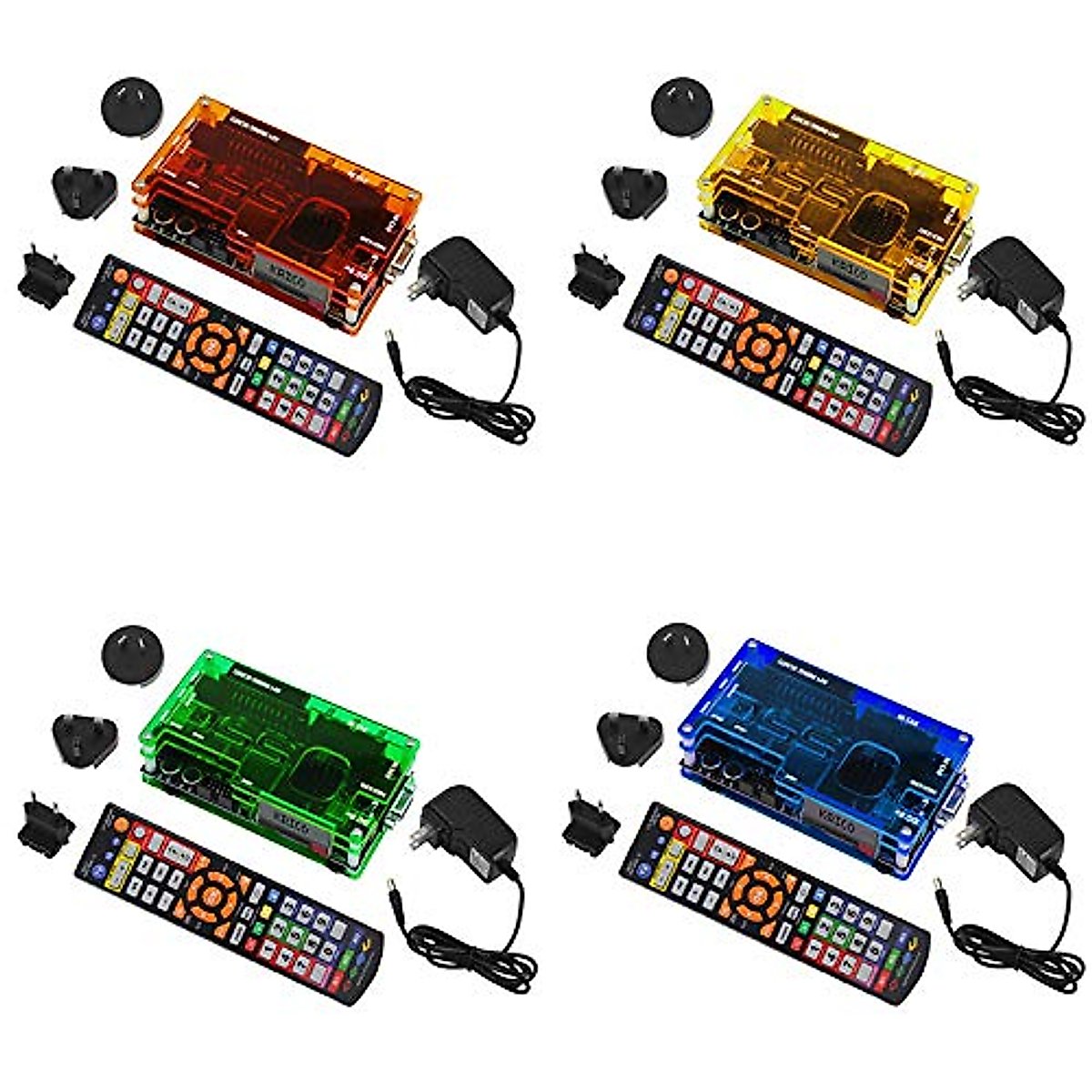 TOOGOO Ossc Hdmi Converter Kit for Retro Game Console 1 2/ One 360/Atari Series/Dreamcast/Sega Series and So On(EU Plug) Orange