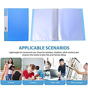 NUOBESTY Plastic Folders Filling Writing Size Home Holder Organizing File Accordion Materials Expanding Board Clip Folders Organizers Documents Files Folder Protectors Bag Cover Exam