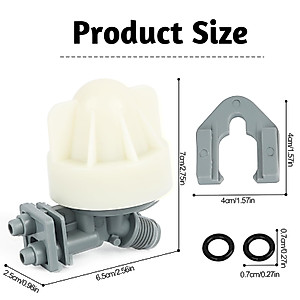 New Water Softener Nozzle and Venturi Assembly 7253808 Replacement, Compatible with EcoWater, North Star, Sears, GE Replaces 7187065, 7165704, 7214969, 7253808, WS15X10027, 7238450