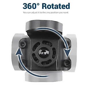 2X UTV ATV Mount Brackets Heavy-Duty CNC Cut Aluminum Construction for LED Whip Light Bar Led Pods 1.75" Roll Bar UTV.