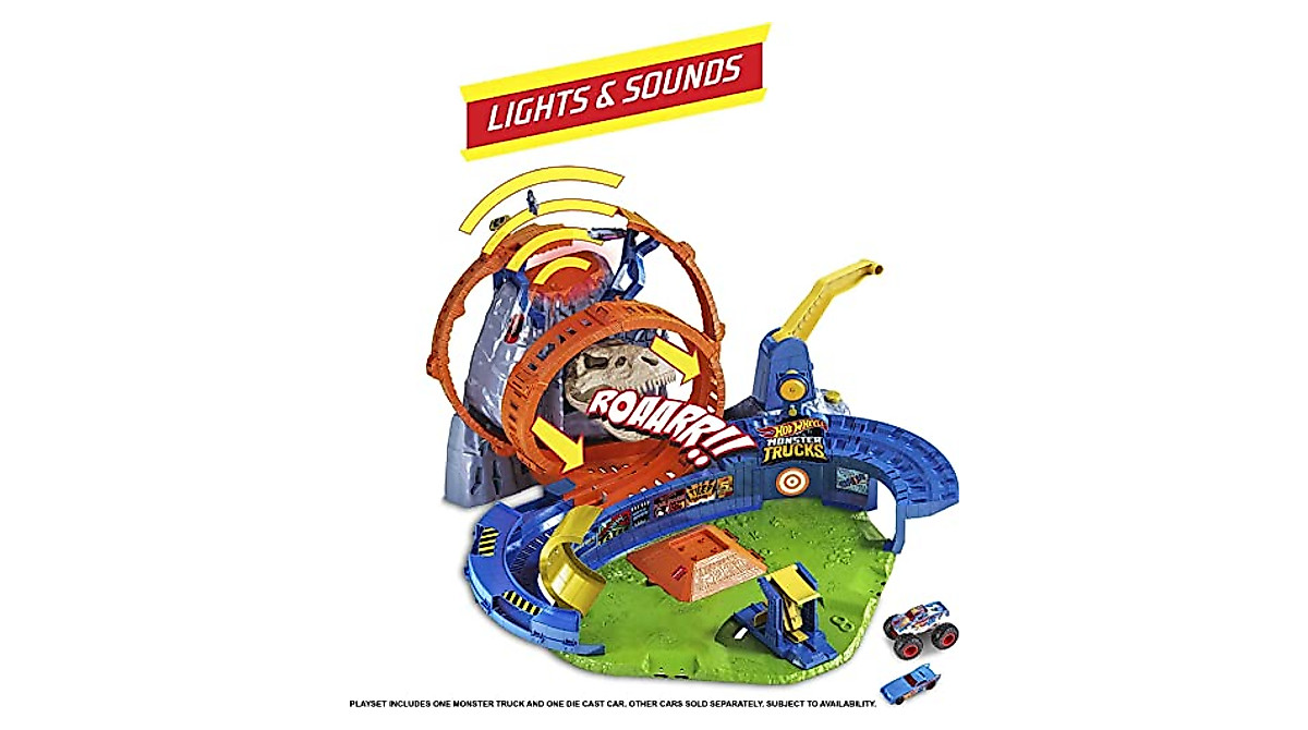 Hot Wheels T-Rex Volcano Playset for Ultimate Fun
