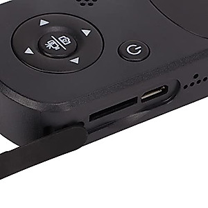 Portable DV Camera, 16MP Digital Micro HD 1080P Digital Video Recorder with Beauty Filter for VLOG Recording (Black)