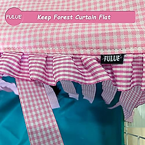 Guinea Pig Cage Decorations for Midwest , FULUE Pink Cage Corner Fleece Hideout for Midwest Guinea Pig Habitat Cage Accessories
