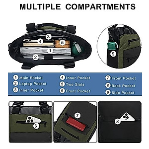 BASICPOWER Backpack Purse for Women Convertible Laptop Tote Work Bag Nurse Teacher Bag for Travel