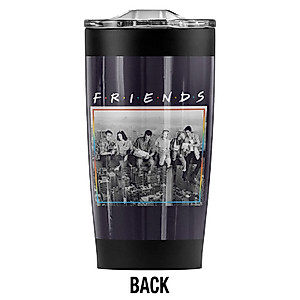 Friends Lunch Break Stainless Steel Tumbler 20 oz Coffee Travel Mug/Cup, Vacuum Insulated & Double Wall with Leakproof Sliding Lid