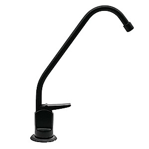Westbrass D2031-NL-62 8" Touch-Flo Style Pure Cold Water Dispenser Faucet, Matte Black