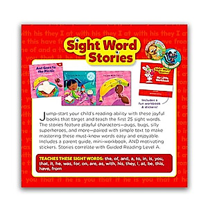 Sight Word Stories: Guided Reading Level A: Fun Books That Teach 25 Sight Words to Help New Readers Soar (Scholastic Guided Reading Level a)
