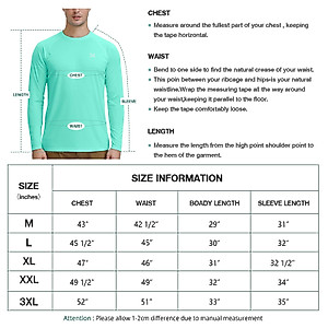 Men's Long Sleeve Shirts Lightweight UPF 50+ Sun Protection SPF T-Shirts Hiking Fishing Running(Grey L)