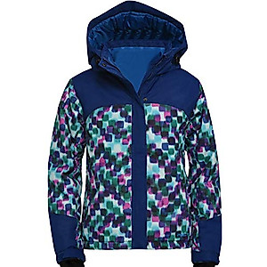 Arctix Kids Suncatcher Insulated Winter Jacket, Royal Blue/Bluebird Dots, Medium