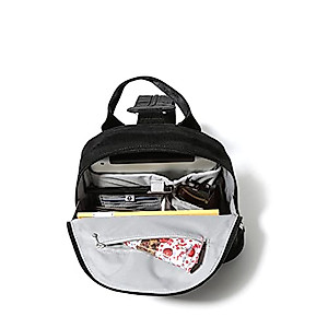 Baggallini Naples Convertible Small Daypack Sling Crossbody, Sterling Shimmer