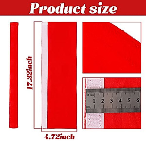 HAOBAOBEI Refrigerator Door Handle Covers, Set of 6 Washable Red Cloth Decorations Keep Kitchen Appliance Clean for Fridge Microwave Stove Bathroom Handles Keep Off All Stains Dust Dirty Fingerprint