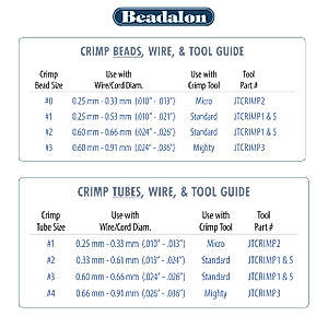 Beadalon Bead Crimper Tool for Jewelry Making - Use Pliers with Beading Jewelry Wire and Crimp Beads or Tubes for Professional Designers and Makers of Necklaces and Bracelets, Mighty