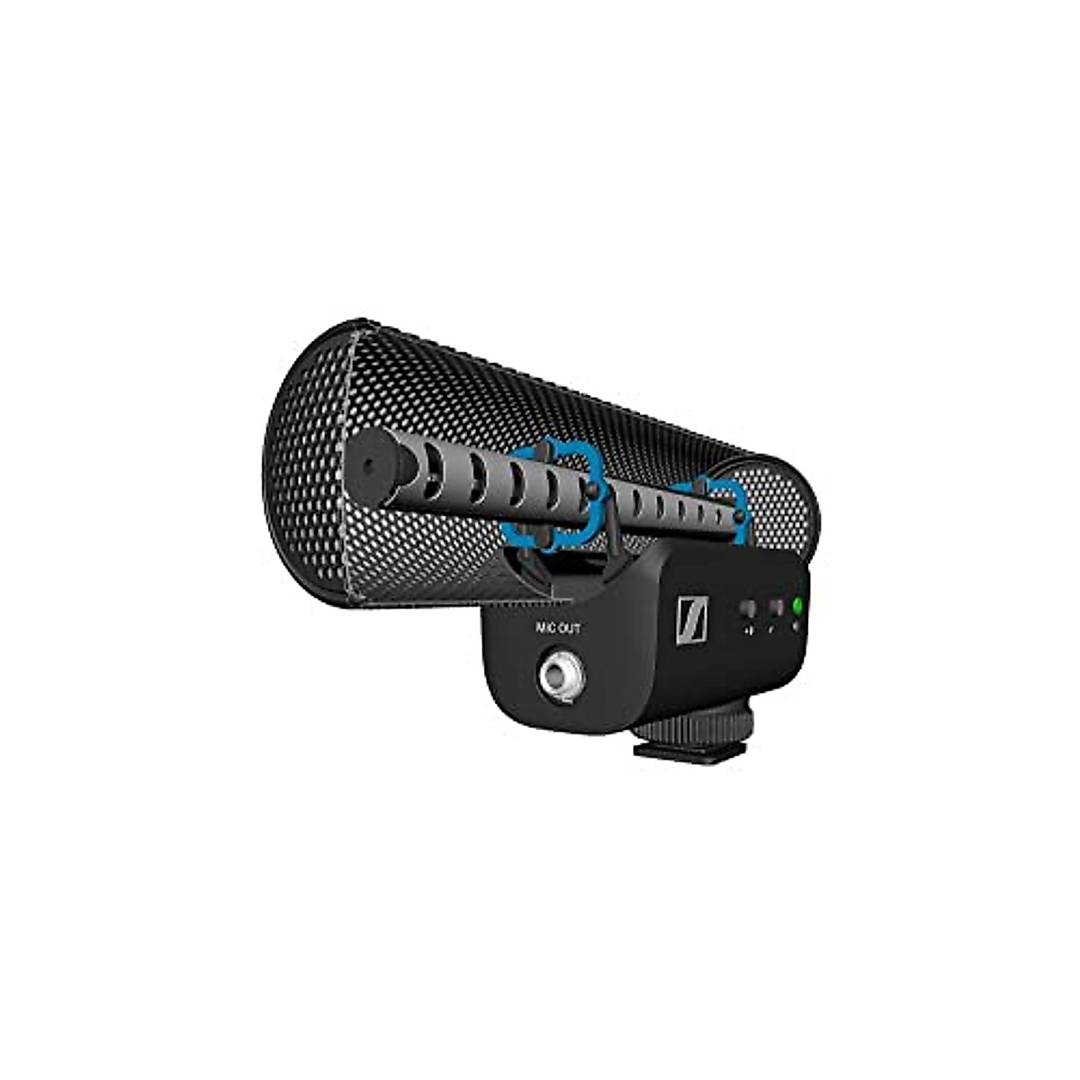 Sennheiser Professional MKE 400 Directional On-Camera Shotgun Microphone with 3.5mm TRS and TRRS Connectors for DSLR, Mirrorless & Mobile , Connects with Auxiliary