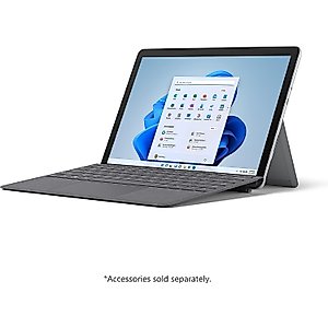 Microsoft Surface Go 3 10" Pixelsense Touchscreen Laptop Tablet, I3-10100Y, 8GB RAM, 128GB SSD, Intel UHD Graphics 615 with Dual-Core 10-Point Multi-Touch Windows 10 Pro, 8W6-00009 (Renewed)