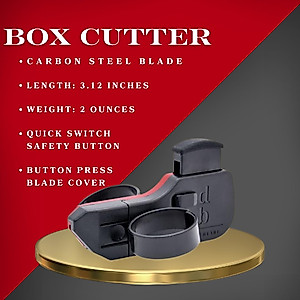 The Dani Blade, Box Cutter | Patented Hand Mounted Self-Retracting Utility Knife| Inhanced Design For Safety & Control, Easy To Use, Perfect For Every Cutting Job.