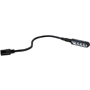 Furman GN-LED Gooseneck Lamp, LED Bulb, Locking BNC Connector Mates to Rear of Furman Power Conditioners