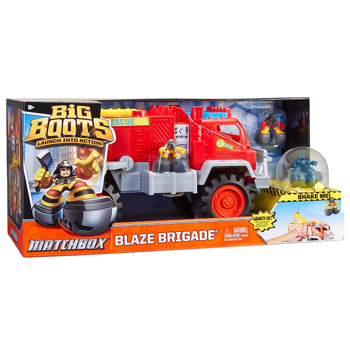 Matchbox Big Boots Fire Truck Vehicle