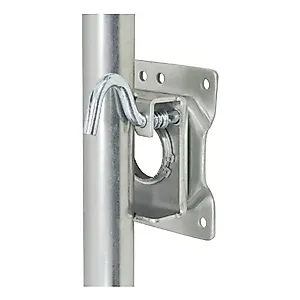 CURT 28100 Marine Boat Trailer Jack with 6-Inch Wheel, 1,000 lbs. 10-1/2 Inches Vertical Travel, Silver