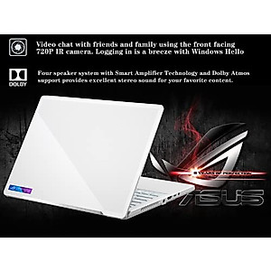 ASUS 2023 ROG Zephyrus 14" WQXGA 120Hz Gaming Laptop, AMD Ryzen-9 6900HS, 40GB DDR5 RAM, 4TB PCIe SSD, RGB Backlit Keyboard, AMD Radeon RX 6700S, Win 11, White, 32GB SnowBell USB Card
