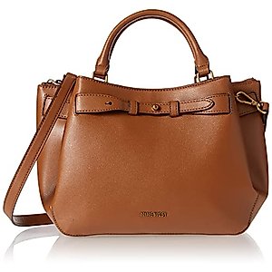 NINE WEST ARIA Satchel, Saddle TAN