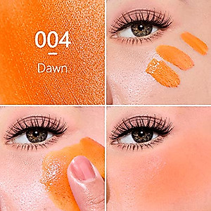 Liquid Blush, Cream Blush Makeup, Natural-Looking Matte Blush for Cheeks, Lightweight, Breathable Feel, Long-Wearing, Smudge Proof, Dewy Finish, Cruelty-free (004-Dawn)