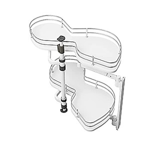 VADANIA Right Swing Pull Out Organizer for 32" Blind Corner Kitchen Cabinet, 2 Tiers Swing Tray, Soft Close, Right Handed Open