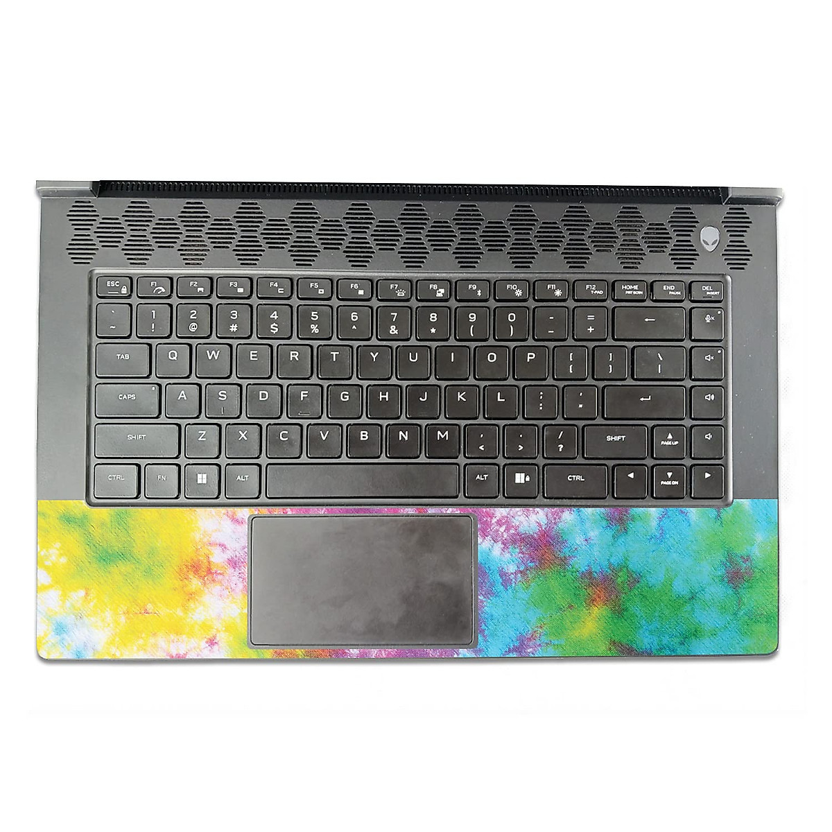 MightySkins Skin Compatible with Alienware M15 R7 (2022) Full Wrap Kit - Tie Dye Splatter | Protective, Durable, and Unique Vinyl Decal wrap Cover | Easy to Apply & Change Styles | Made in The USA