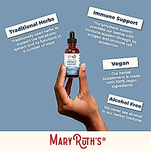 Lymphatic Drainage | Lymphatic Support Drops | USDA Organic Lymphatic Cleanse with Echinacea & Elderberry for Immune Support | Antioxidant & Immune Defense | Vegan | Non-GMO | 30 Servings