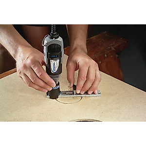 Dremel 678 Circle Cutter and Straight Edge Guide, Rotary Tool Attachment, Fits Dremel Models 4300, 4000, 3000 and 8220