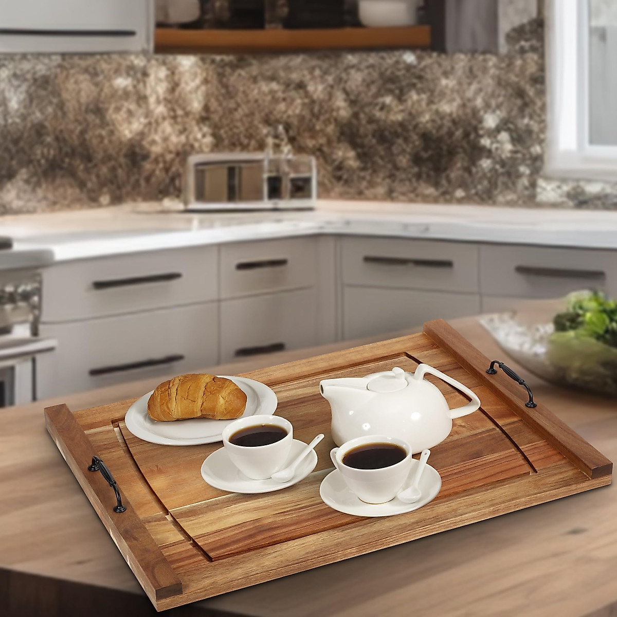 Nisorpa Noodle Board for Gas Stovetop Multifunctional Cover and Tray Noodle Board Stove Cover, Gas Burners Stove Cover Board With Handles,Wood Electric Cooktop Cover Stove Top Protector 30"L x 22"W