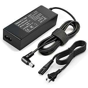 19.5V AC Adapter for Sony Bravia KDL-40 KDL-42 KDL-48 KDL-55 KDL-32 Series KDL-40R510C KDL-40W650D KDL48W590B KDL55W650D KDL48W600B KDL-42W650A KDL-40W600B KDL-32W Smart LED LCD HD TV Screen Power