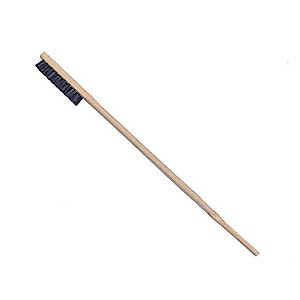 TEHAUX 3pcs Bird Cage Cleaning Brush, Wooden Long Handle Parakeet Cage Cleaner Bird Cleaning Supplies （ Random Color ）