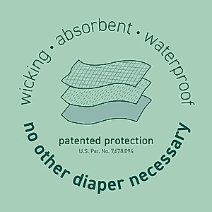 i Play Unisex Reusable Absorbent Baby Swim Diapers Gray 3T