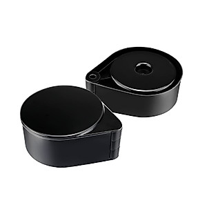 YOTOZU 3-Tier Bar Glass Rimmer,Cocktails Margarita Seasoning Box with One Sponges,Sugar Salt Rimmers Bartender Garnishing Tools for Bar Party