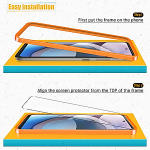 UniqueMe [ 2+3 Pack Compatible with Motorola One 5G Ace Tempered Glass + Camera Lens Protector Screen Protector [Easy Installation][HD Clear][9H Hardness]【Not for Moto G 5G/One 5G/One 5G UW】