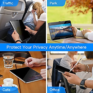 JETech Privacy Screen Protector for iPad 10 (10.9-Inch, 2022 Model, 10th Generation), Anti-Spy Tempered Glass Film