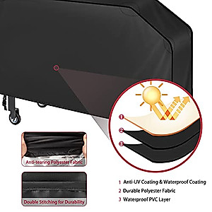 iCOVER 36 inch Griddle Cover for Blackstone, Waterproof Lightweight Polyester Barbecue Cover Flat Top Gas Grill Cover for Blackstone 36" Griddle Cooking Station for Camp Chef