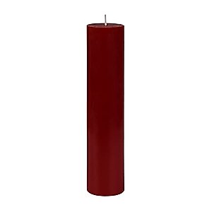 2 x 9 Red Pillar Candle