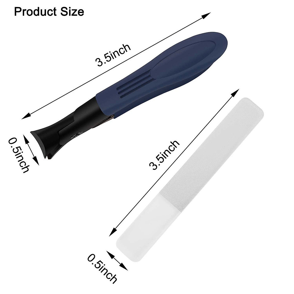 Nail Clippers for Men - Toenail Clippers for Thick Nails, Fingernail Clipper for Adult Men Women Seniors, Toe Nail Clippers