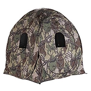 Rhino Blinds R75-PRED 2 Person Hunting Ground Blind, Predator Deception