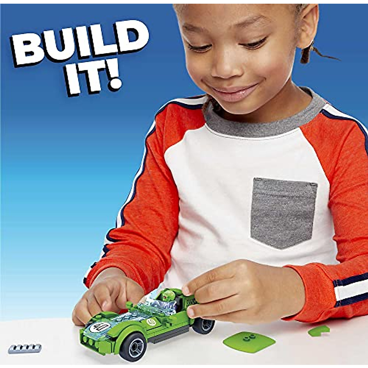 Hot Wheels Mega HW40 Vehicle Building Set - 90 Piece