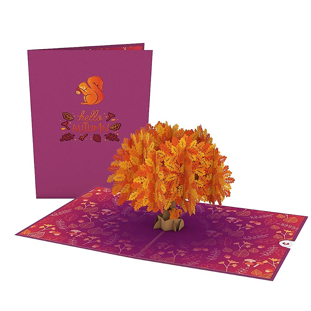 Lovepop Oak Tree Pop Up Card, 5x7-3D Greeting Card, Fall Birthday Cards for Mom, Wife or Friend, Autumn Pop Up Cards, Thanksgiving Greeting Cards