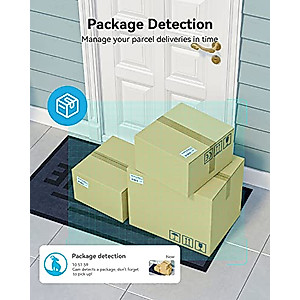 blurams Security Camera Outdoor, 3MP Outdoor Camera w/Color Night Vision, Two-Way Audio, IP66 Weatherproof and Spotlight Siren Alarm, Compatible with Alexa&Google Assistant