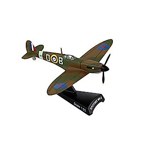 Daron Postage Stamp RAF Spitfire Mkii Battle of Britain Vehicle (1/93 Scale) , Brown