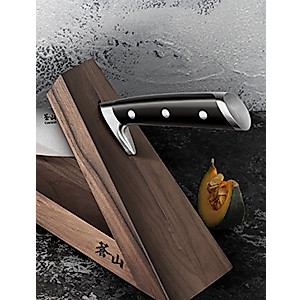 Cangshan 1021387 TAI Triangle Walnut Wood Knife Block, One Slot